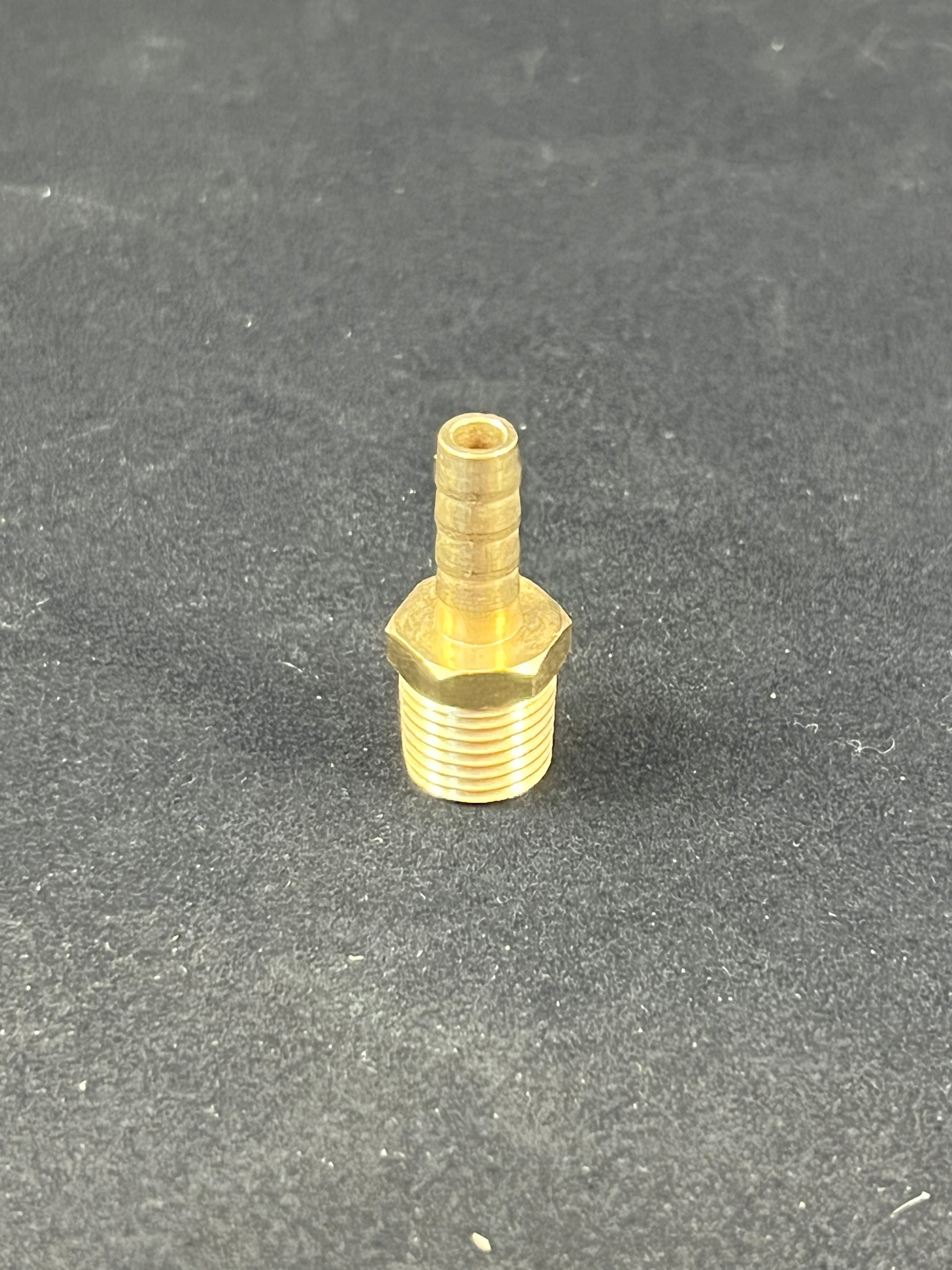 Brass Fitting, 1/4” barb – Madhatterglassworks